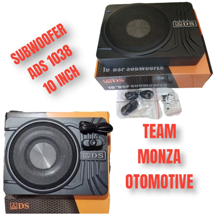 Subwoofer kolong aktif ADS AD-1038 / ADS 1000N 10inch SLIM | Lazada ...
