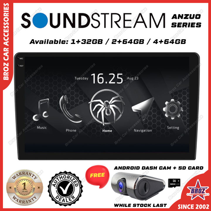 SOUNDSTREAM ANZUO EXPLORE / GENESIS Android Player Kereta Car Big ...