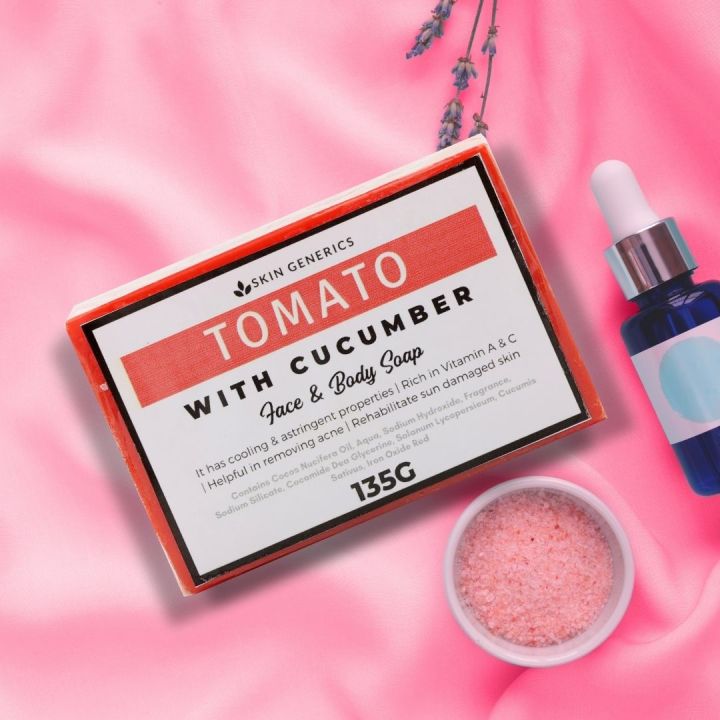 Tomato Soap Acne Remover and Rehabilitates Sun Damage For Face And Body ...