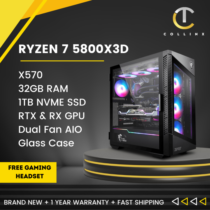[ GAMING PC BUILD - IMMORTAL ] AMD RYZEN 7 5800X3D PC | Nvidia RTX and ...