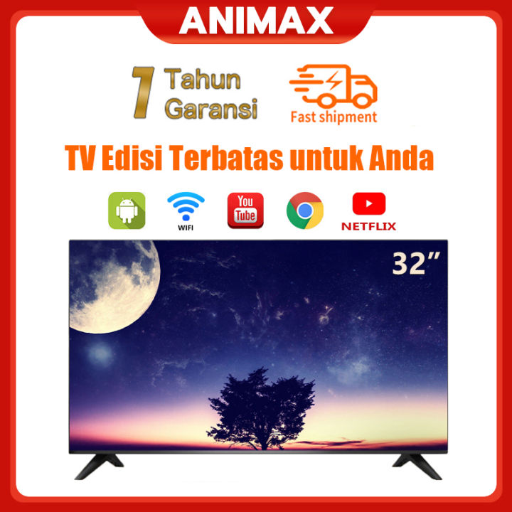 NEW SALE ANIMAX TV LED 32 inch Full HD Ready Smart TV Televisi Murah ...