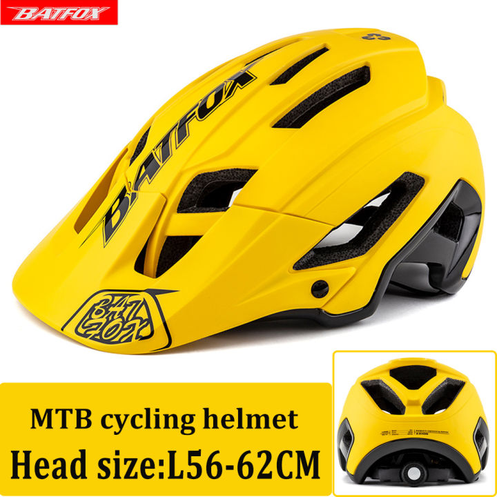 BATFOX Bicycle Helmet Women Men Adult Helmet Fox Mtb Intergrally-molded ...