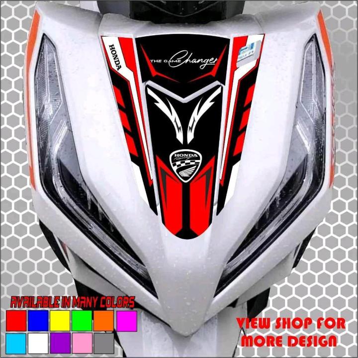 honda click v3 front panel sticker printed laminated waterproof | Lazada PH