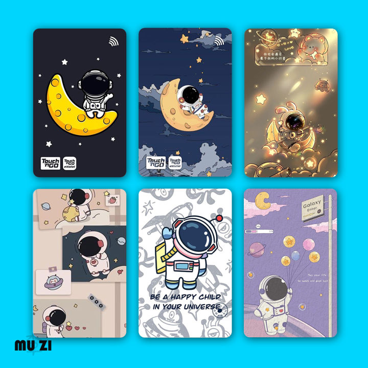 Astronaut Space TnG Card STICKER NFC STICKER Waterproof Thick Hard ...