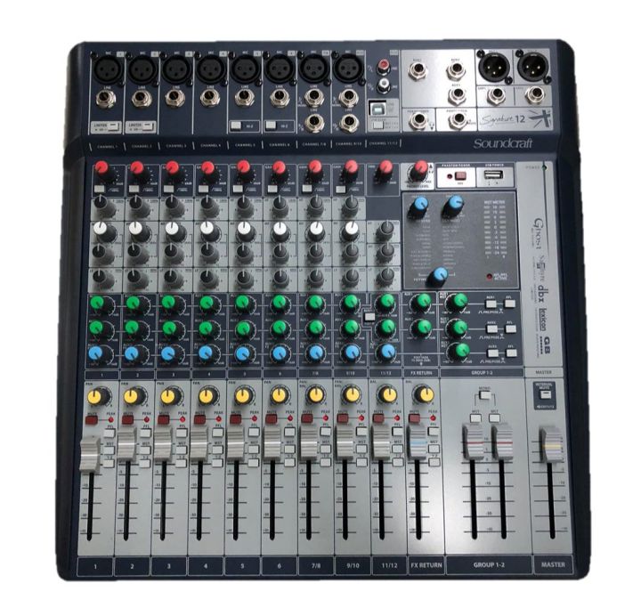 Soundcraft Signature 12 Sig 12 Professional Audio Analog 12-Channel ...