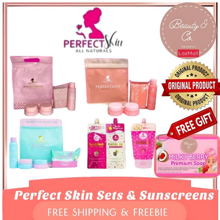 PERFECT SKIN REJUVENATING SET, WHITENING SET, PERFECTSKIN SUNSCREEN ...