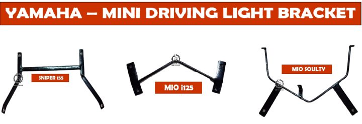 YAMAHA - MINI DRIVING LIGHT LED BRACKET - SNIPER 155 / MIO i125 / MIO ...