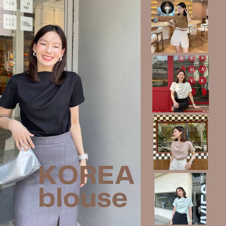 a&oB KOREA BLOUSE | Lazada.co.th
