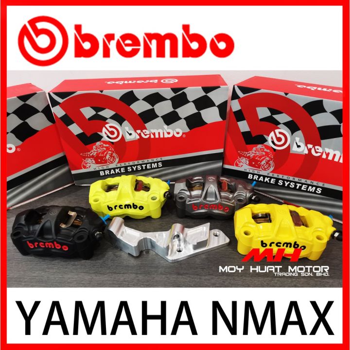 !!NEW ARRIVAL!! YAMAHA NMAX BREMBO CALIPER M50 4 POT UNTUK NMAX FRONT ...