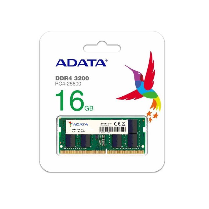 RAM DDR4 NOTEBOOK ADATA 16 GB BUS 3200 SO-DIMM ประกัน LIFETIME พร้อมจัด ...