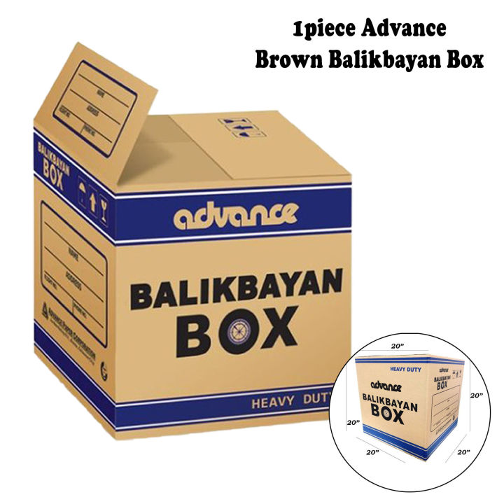 1 Pieces Heavy Duty Brown Balikbayan Box Storage Box | Lazada PH