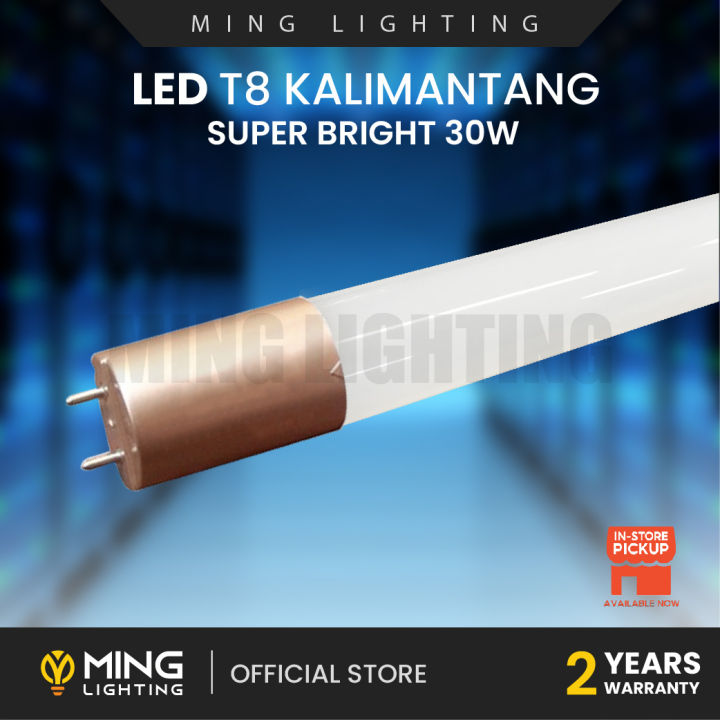 LED T8 Extra Bright 22W 30W 4FT Light Tube Lampu Kalimantang Terang ...