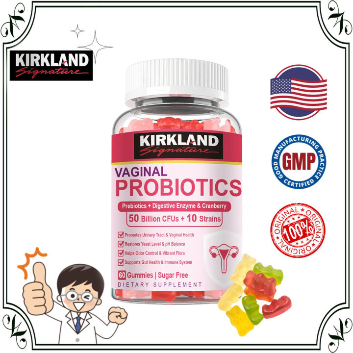 KIRKLAND Probiotics melatonin gummies stresstabs multivitamins iron vital surge gummies revicon ...