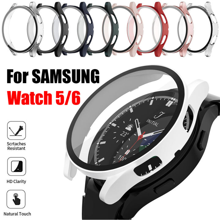 Case+Glass Cover for Samsung Galaxy Watch 5/6 40mm 44mm Screen ...
