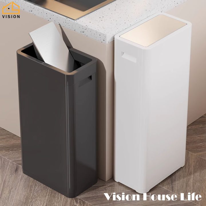 Vision 25L/32L Swing Top Garbage Bin Commercial Trash Can With Swing ...