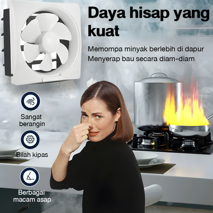 Ducting Exhaust Fan Plafon 12 Inch kipas angin blower atap 10 inch ...