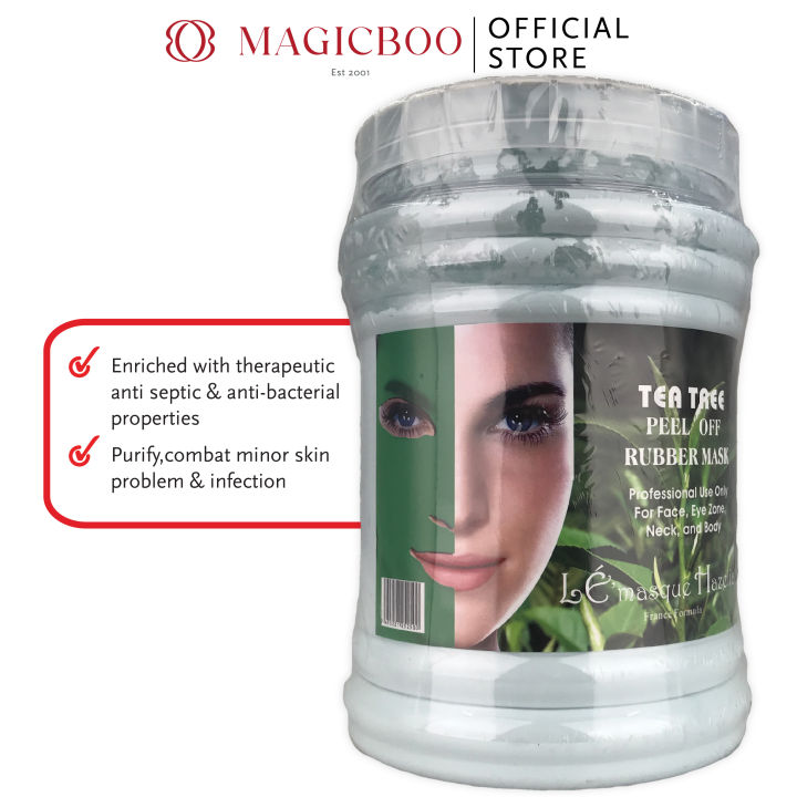Magicboo Lemasque Tea Tree Anti-Acne Peel Off Face Mask 1000ml | Lazada