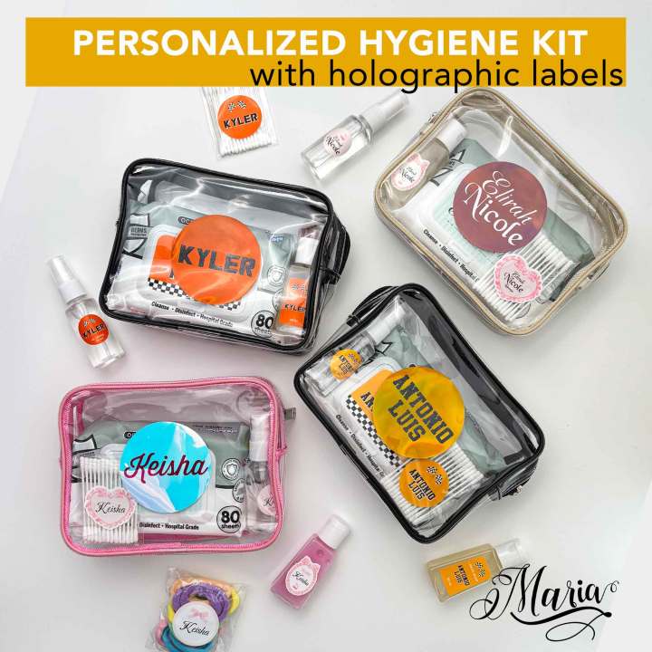 13-in-1 Hygiene Kit Set for Kids for School with Personalized Labels ...