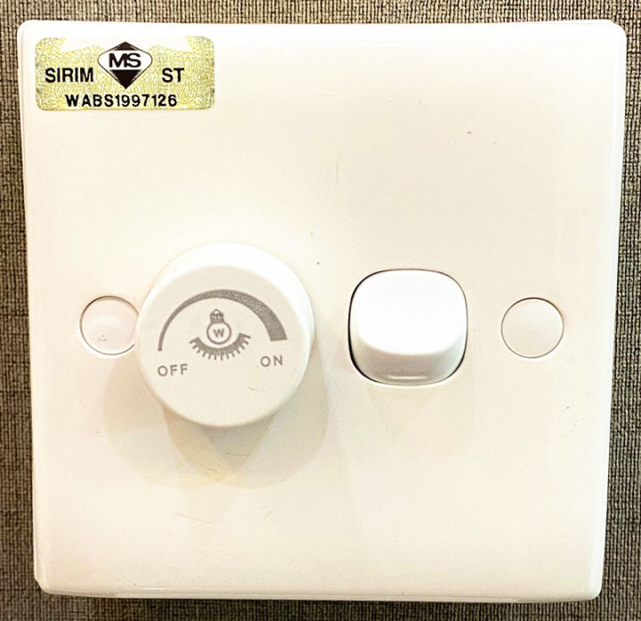 P-867-500W 1 GANG LIGHT DIMMER SWITCH SOCKET | Lazada