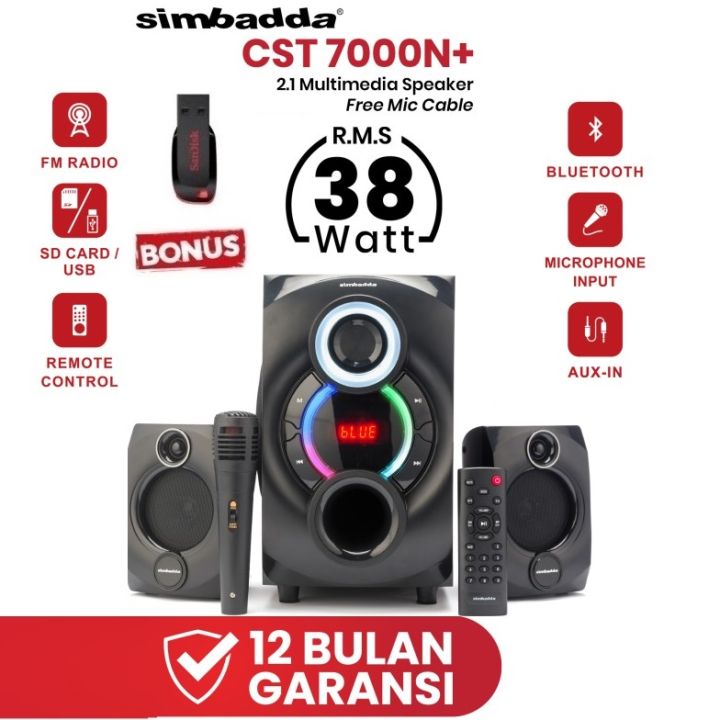 Simbadda CST 7000N+ / Speaker Simbadda CST 7000 N+ bluetooth Subwoofer ...