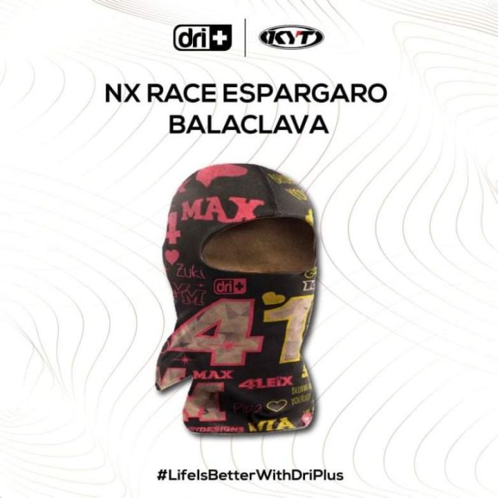 KYT Dri+ Espargaro 2020 MotoGP inspired Balaclava (Limited) | Lazada PH