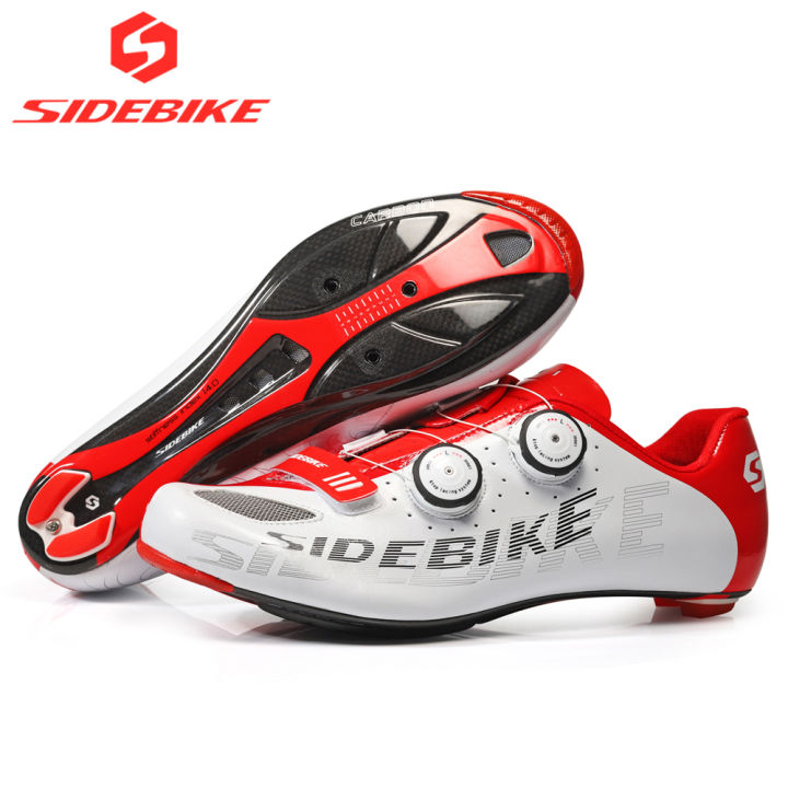 sidebike carbon road cycling shoes men racing shoes road bike ultralight self-locking bicycle ...