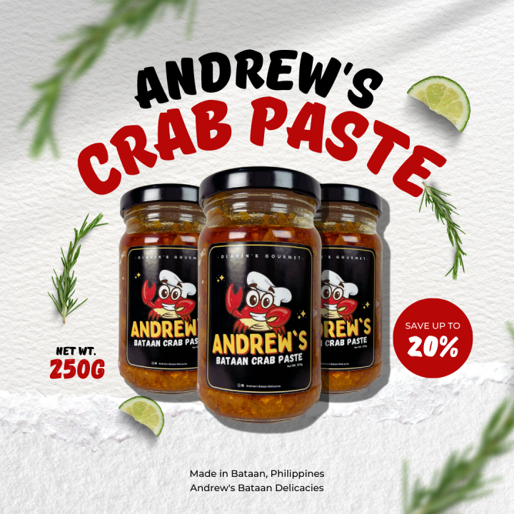 Andrew's Bataan Crab Paste: Pure Crab Paste ( Aligue ) | Lazada PH