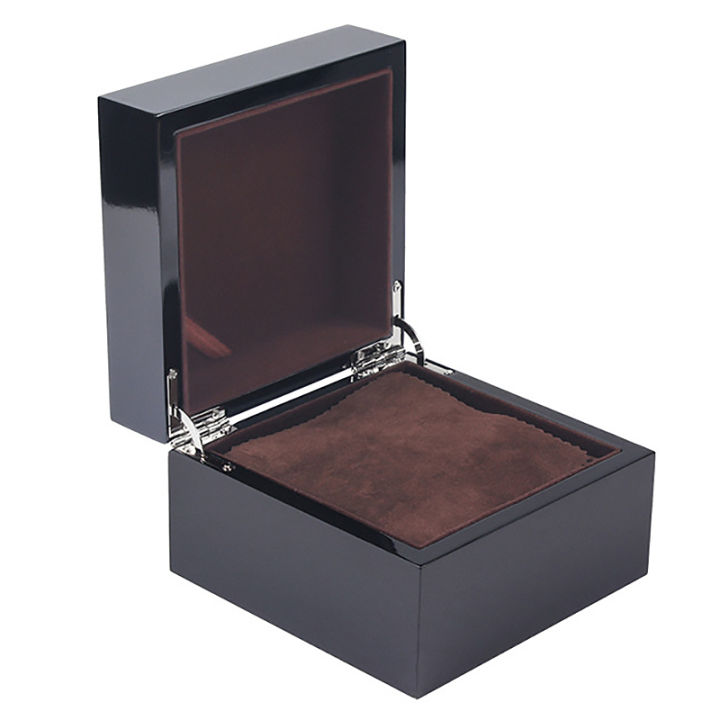 (NOTY) Black Lacquered Wooden High-End Watch Box Watch Display Box ...