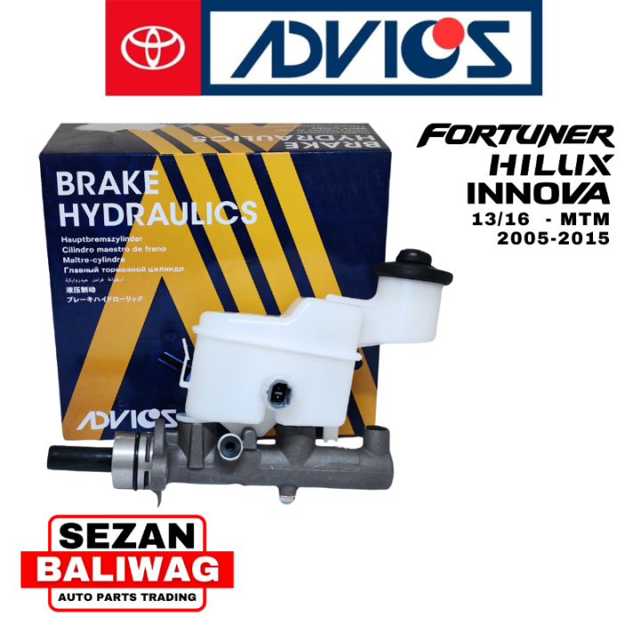 ADVICS BRAKE MASTER ASSEMBLY TOYOTA FORTUNER HILUX INNOVA 13/16 MTM ...