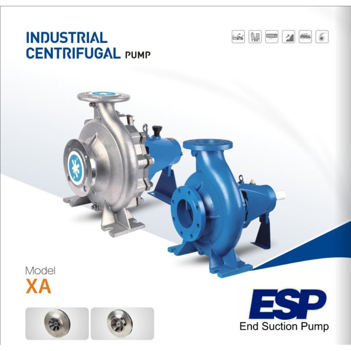 ESP End Suction Pump Centrifugal Pump 80/16 80/20 (4'' x 3'') Bare Pump ...