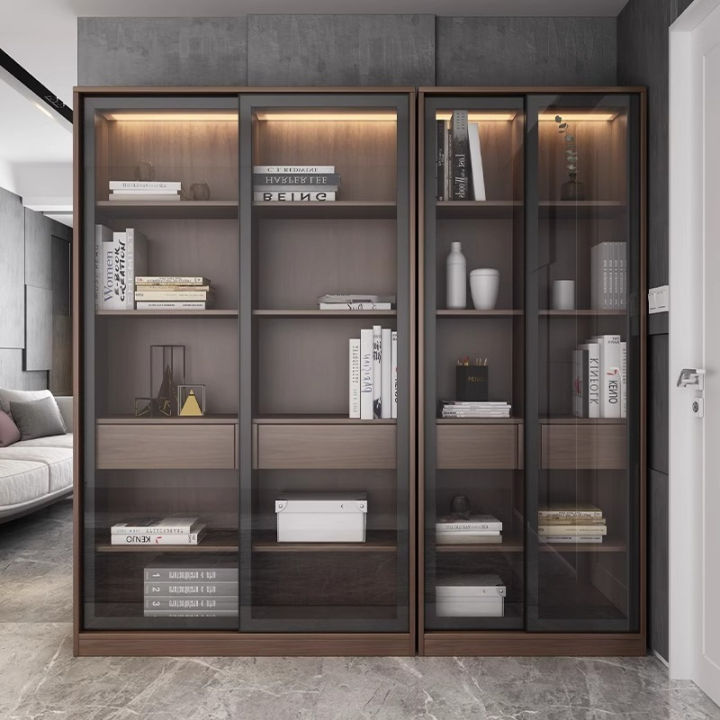 [Pre-order] Scandinavian solid wood feet floor bookcase bookshelf ...