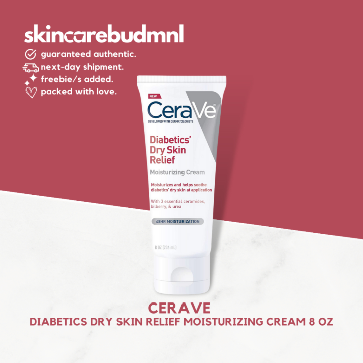 CeraVe Diabetics' Dry Skin Relief Moisturizing Cream Hydrates And ...