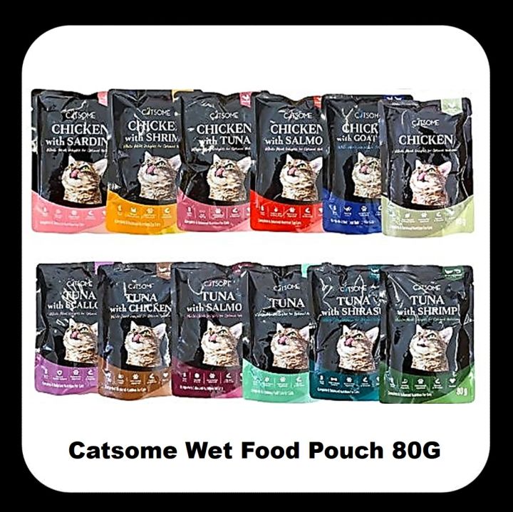 Catsome Wet Food Pouch 80G / Cat Wet Food 80G | Lazada