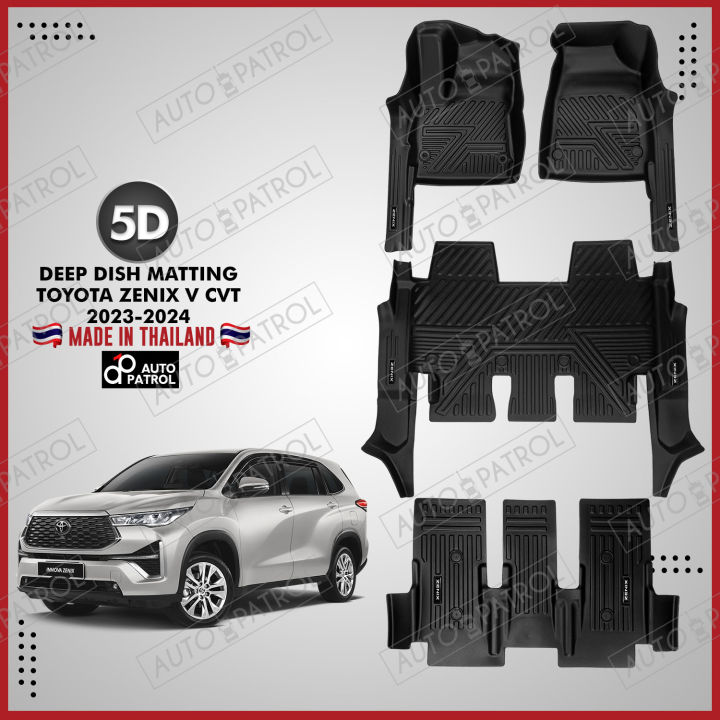 TOYOTA ZENIX V CVT 2023 - 2024 5D Deep Dish Matting (Made in Thailand ...