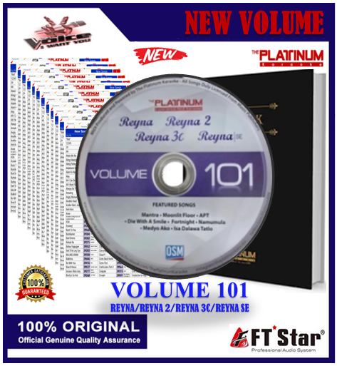 Platinum Reyna / Reyna 2 / Reyna 3C / Reyna SE Volume 101 New Updated CD with Songbook | Lazada PH