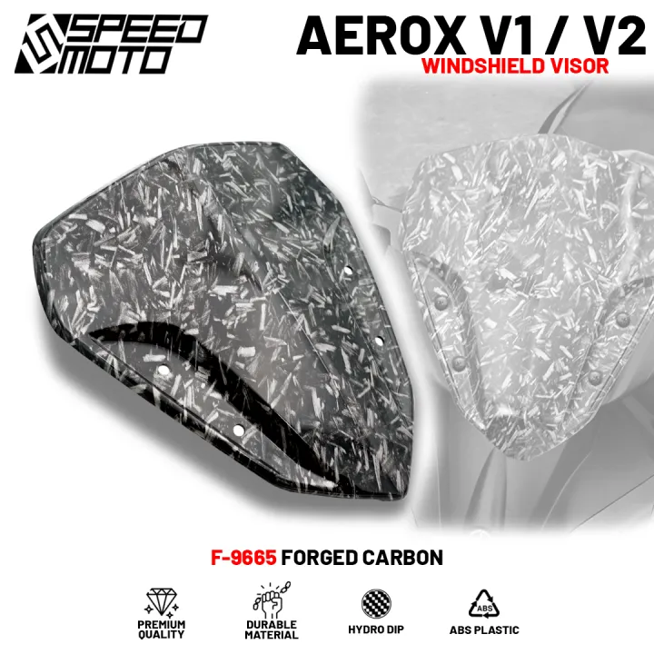 MOKOTO AEROX 155 V1 AEROX V2 WINDSHIELD VISOR WINDSCREEN PROTECTOR ...