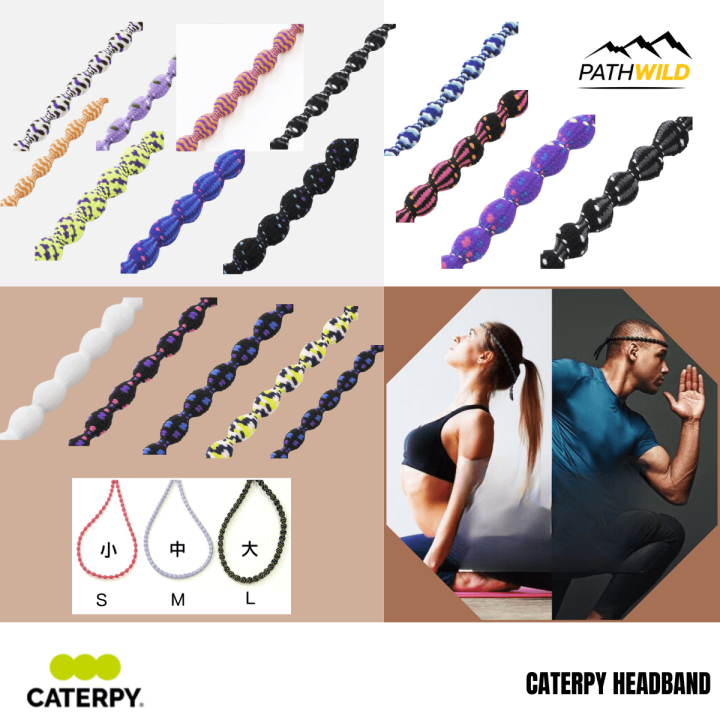 CATERPY HEADBAND สายคาดศีรษะ มีความยืดหยุ่น ป้องกันเส้นผมไม่ให้ปิดใบหน้า | Lazada.co.th