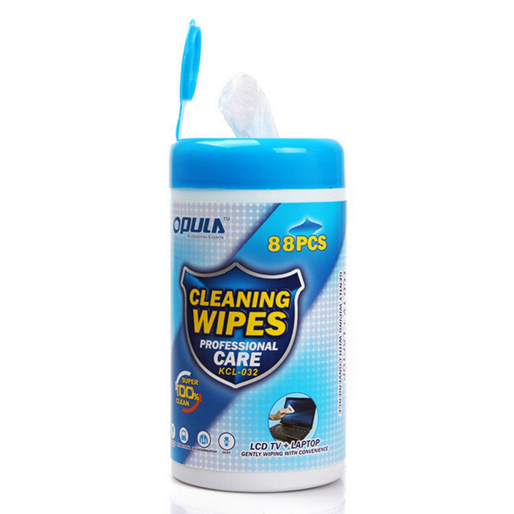 88PCS Soft Anti-static Cleaning Wipes Wet Tissues for Computer Laptop ...