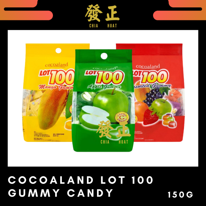 Cocoaland Lot100 Gummy Candy Series 150g (Apple/Mango/Assorted) | Lazada