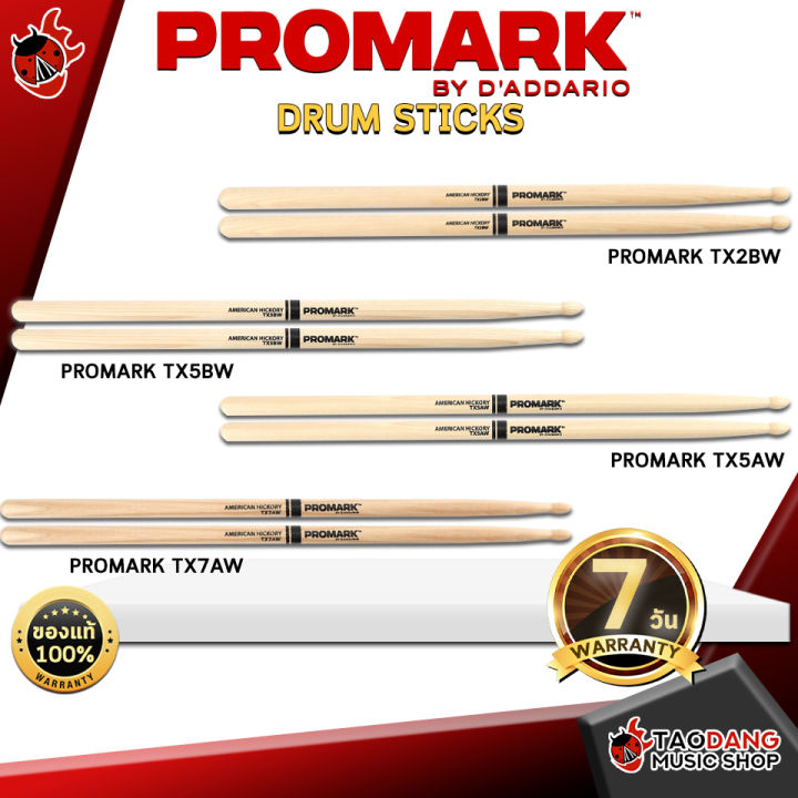 ทักแชทรับส่วนลด 100.- MAX ซื้อ 3 คู่ลดเพิ่มอีก 3% ไม้กลอง Promark TX ได้รับการยอมรับจากมือกลอง ...