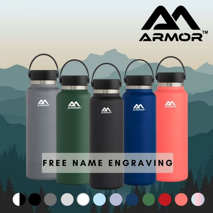 32oz | 40oz Armor Flask Botol Air Stainless Steel Insulated Vacuum ...