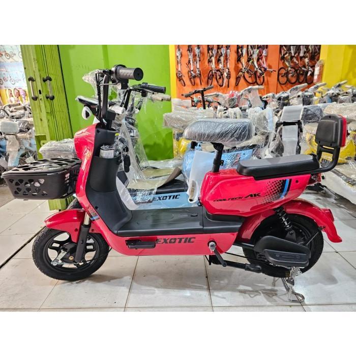 SEPEDA LISTRIK EXOTIC TIPE COOLTECH AK motor listrik murah - pink ...