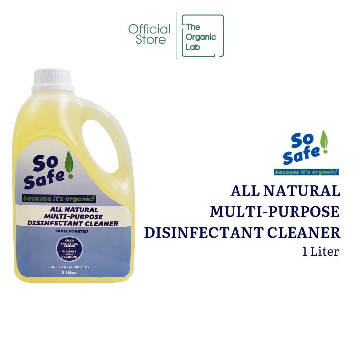 SO SAFE All Natural Floor & Tile Multi-Purpose Disinfectant Cleaner ...