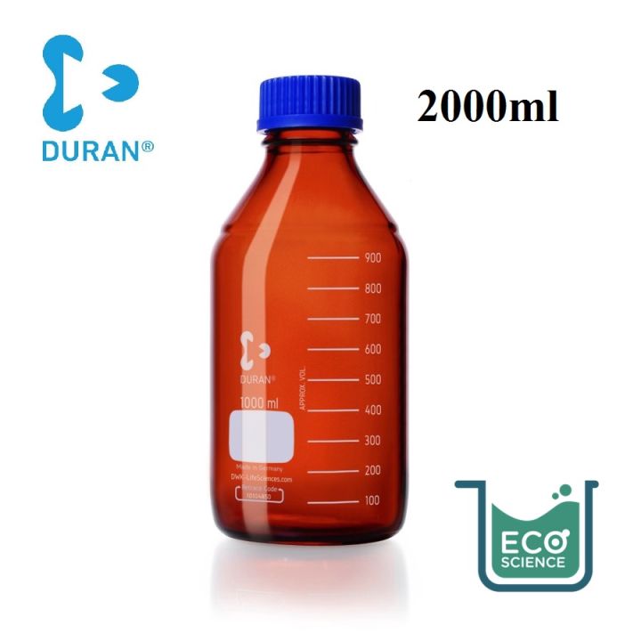DURAN® Laboratory bottle AMBER, 2000ml | Lazada