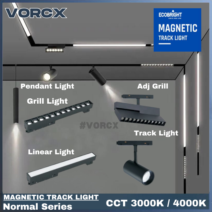 STD Ecobright LED Magnetic Track Light Series Recessed / Surface | Lazada