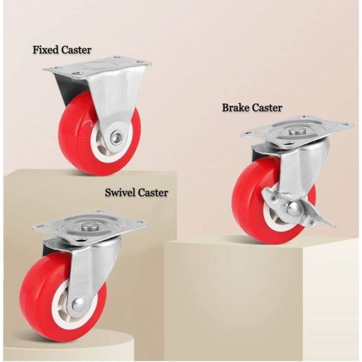 Universal Caster Wheel Heavy Duty Fixed Rotation And Lock Rotation ...