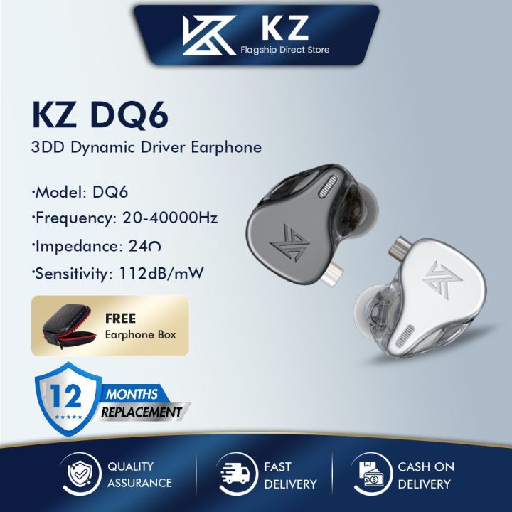 KZ x HBB DQ6S in-Ear Monitors Made for Music Lovers Wired Headset ...