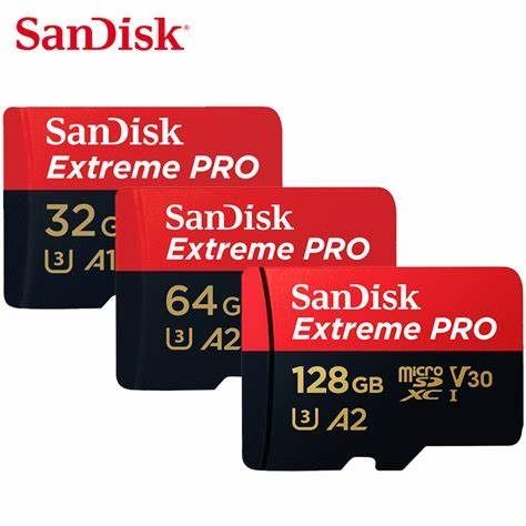SanDisk Extreme PRO MicroSD card SDXC™ UHS-I SDSQXC 32GB/64GB/128GB ...