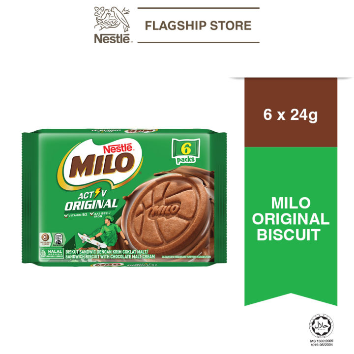 Nestle MILO® Original Biscuit Multipack (24g) | Lazada