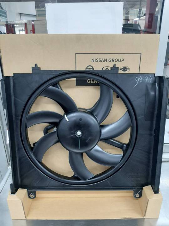ชุดบังลมหม้อน้ำพร้อมมอเตอร์+ใบพัดลม Nissan March Almera 21481-1HC0E ...